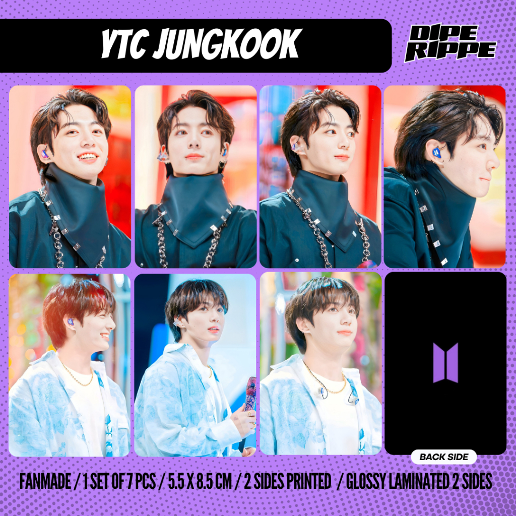 (FANMADE) Bts PHOTOCARD INKIGAYO YET TO COME JIN JUNGKOOK SUGA RM V JHOPE JIMIN COMEBACK STAGE ...