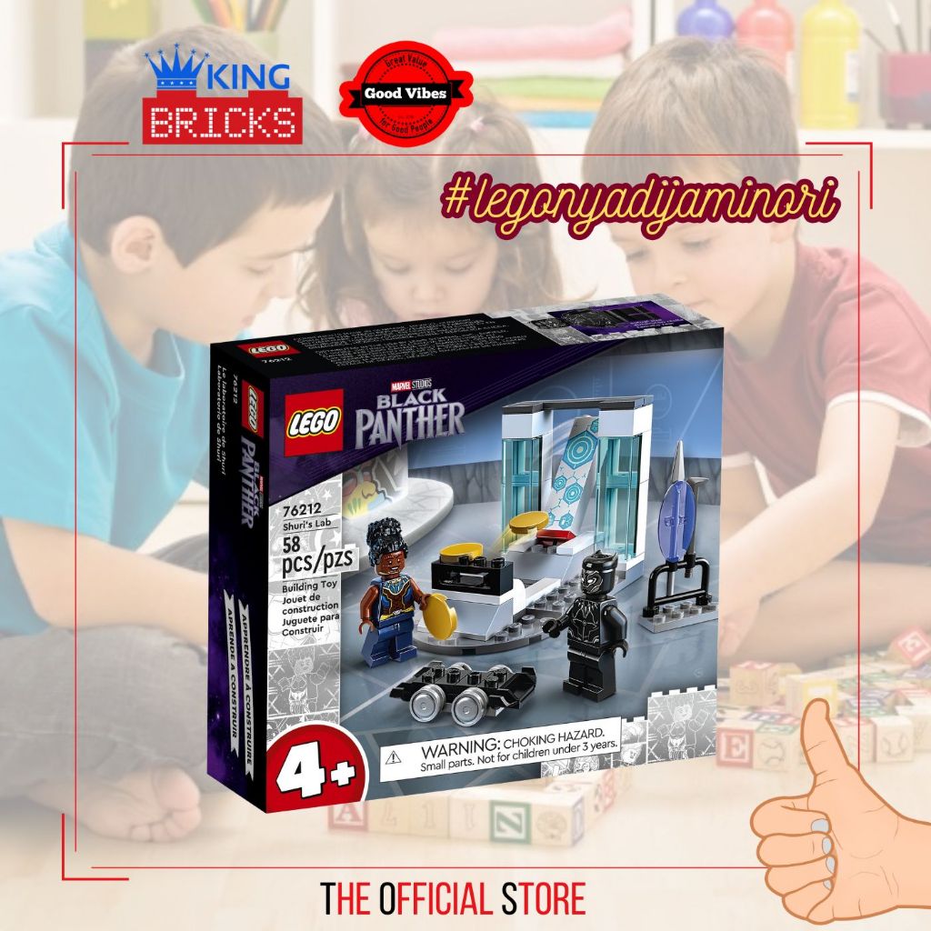 Lego Original MARVEL SUPER HEROES 76212 Shuri Lab - Creative ...