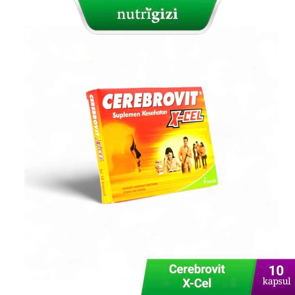 Nutrition | Cerebrovit X-Cel Multivitamin 1 Box contains 10 Capsules ...