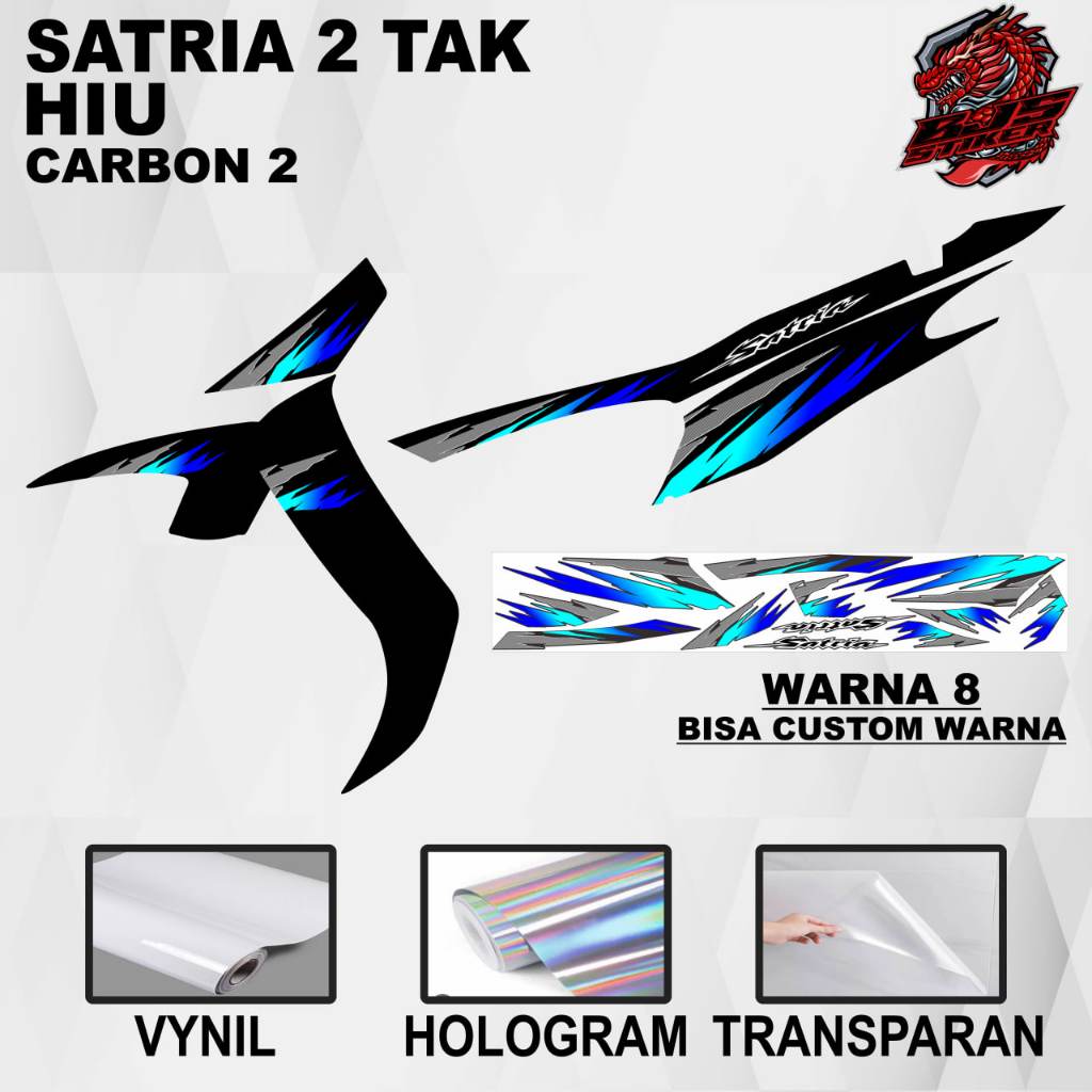 SUZUKI MESIN Striping Stickers Satria 2-stroke Satria HiuSUZUKI - Decal ...