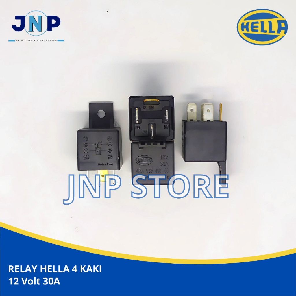 Hella RELAY 12V 30A 4 FEET - HORN AND LIGHTS RELAY FOR ALL TYPES OF ...