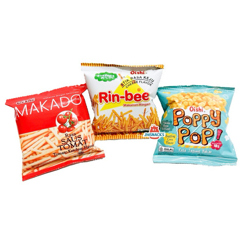 Oishi Makado / Poppy Pop / Rinbee 10gr Unit - delicious snack viral ...