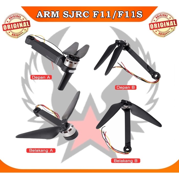 Arm Drone SJRC F11 F11s 4K Pro Original Drone Motor Arm Spare Parts ...