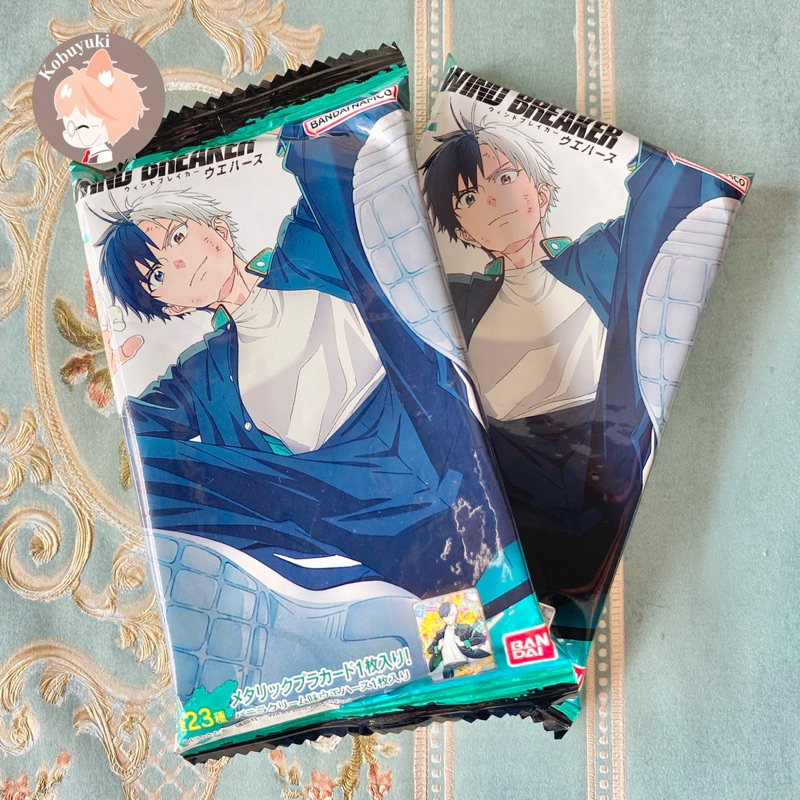 Original Japan Windbreaker wafer metal cards wind breaker anime blind ...