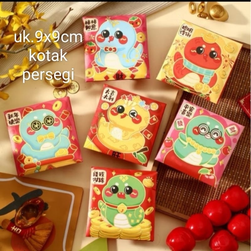 Chinese New Year Angpao Mix Year Shio Snake Labubu Cute Animal ...