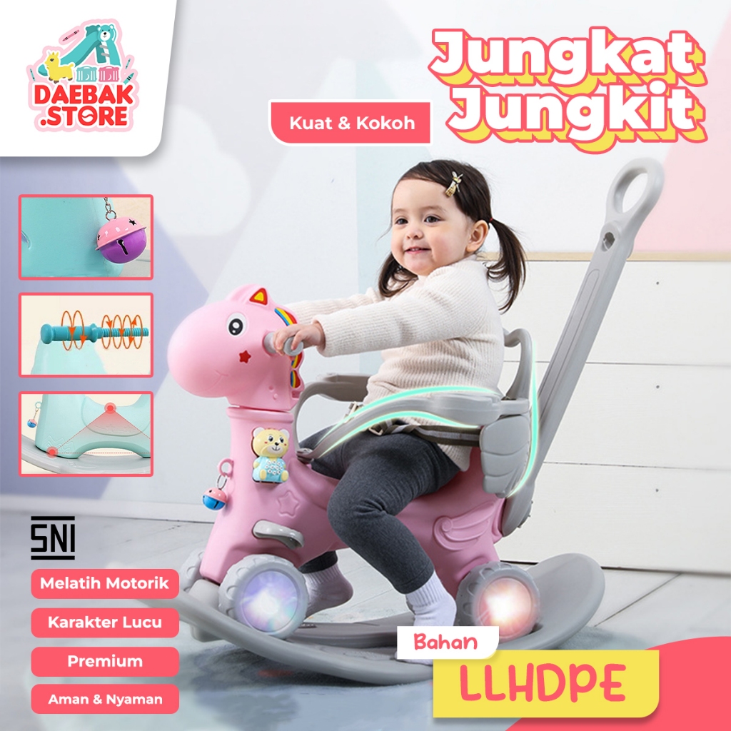 Daebak X Molion SNI 7 DAY GUARANTEE Speeds Rocking Horse Seesaw Swing ...
