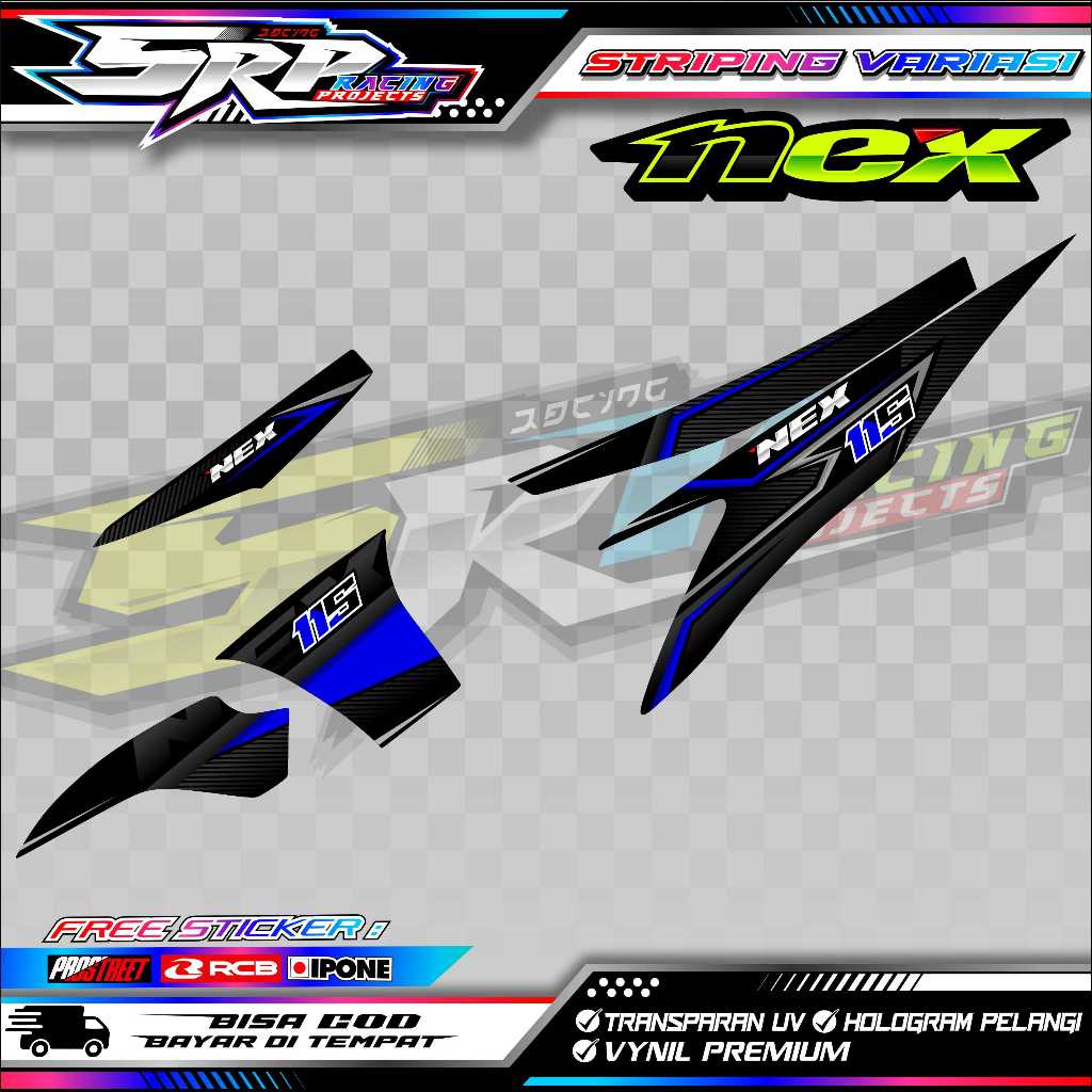 Suzuki NEX 1 MOTORCYCLE VARIATION STRIPING / SUZUKI NEX 1 MOT0R LIST ...