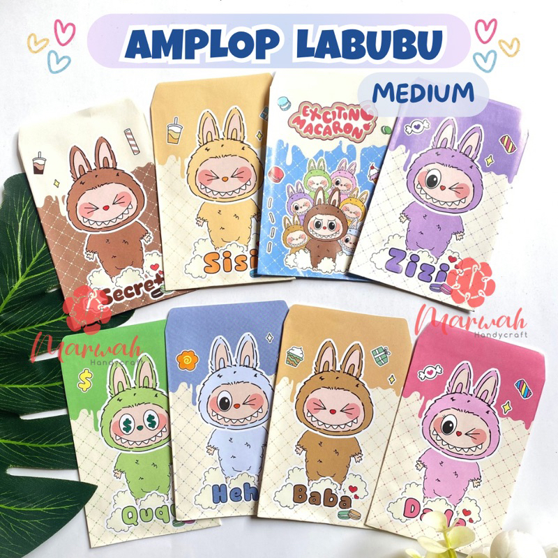 Labubu Envelopes Uk Medium Contains 10 Labubu Multipurpose Envelopes ...