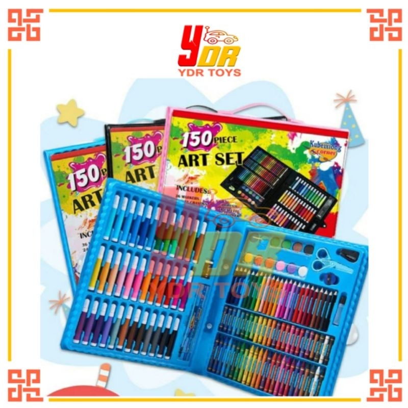 Color PENCIL - CRAYON STATIONERY / DRAWING CRAYON COLORING SET 150PCS ...