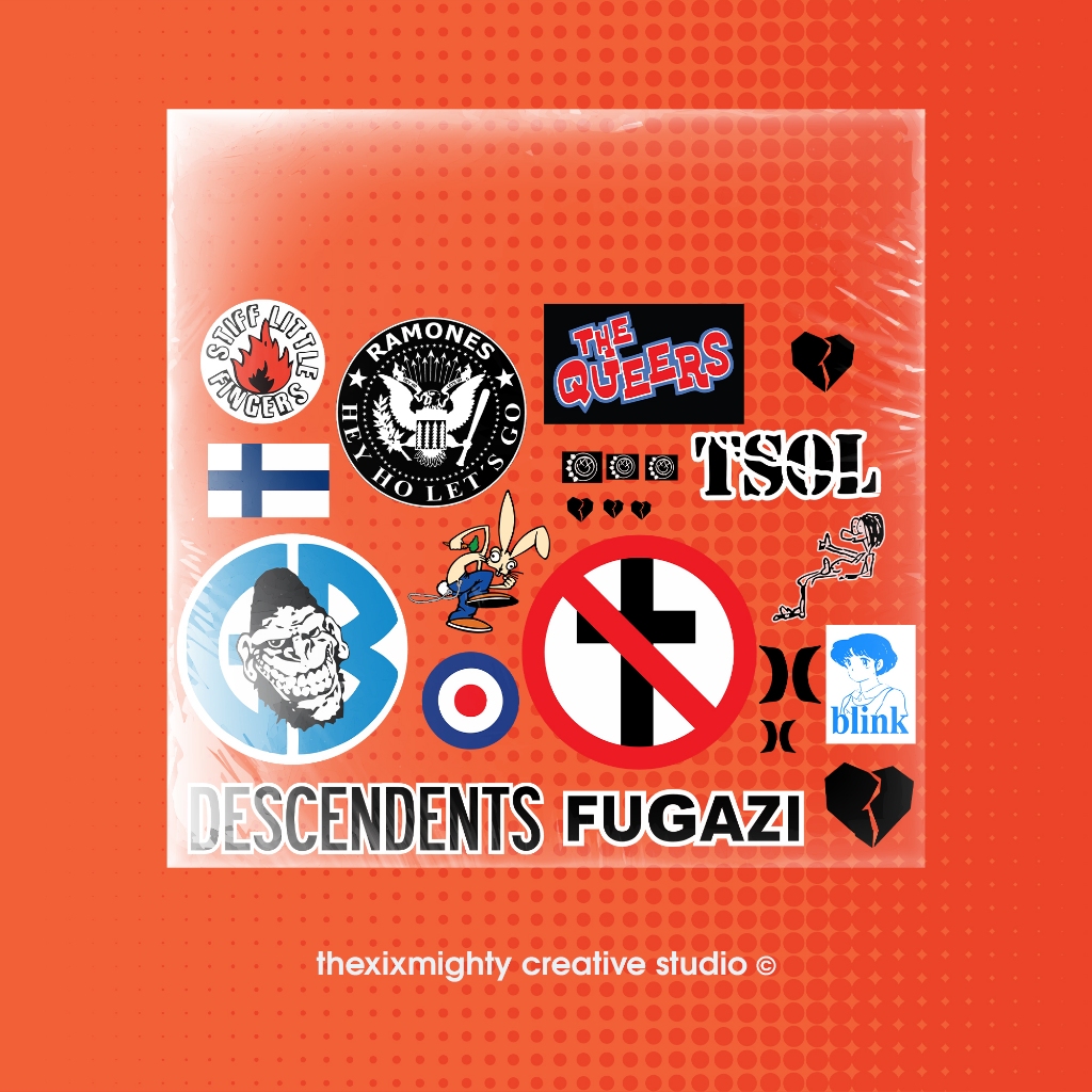 Decal STICKER PACK TOM DELONGE BLINK-182 FENDER R&D STRATOCESTER GUITAR ...