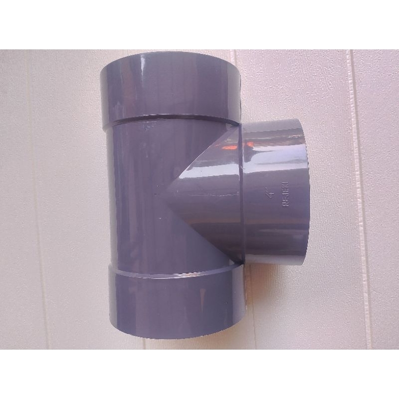Tee PVC Pipe Connection 4" Tee shock 4 Inch Fitting | Shopee Malaysia