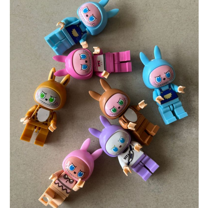 Labubu Micro Brick Labubu Mini Figure Labubu Disassemble and ...