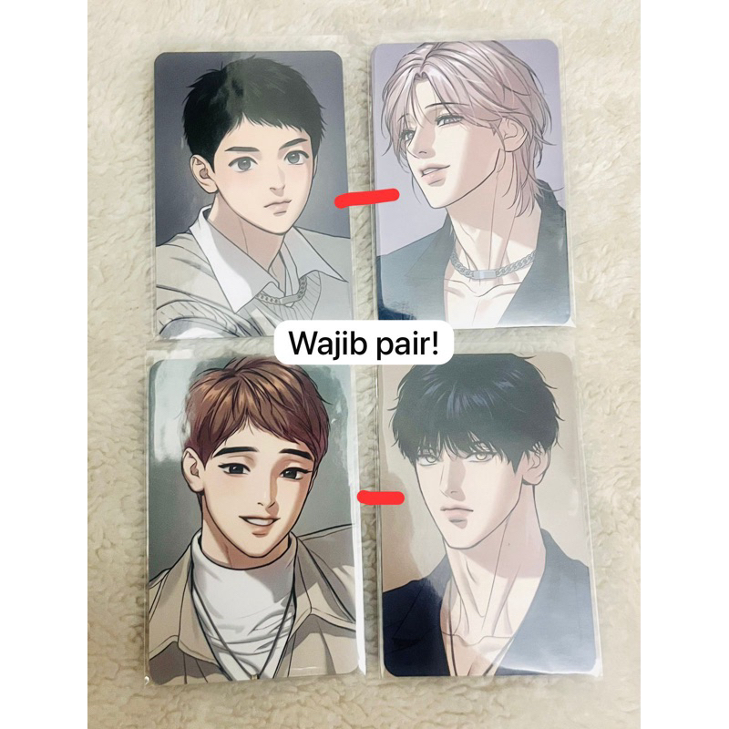 JINX BL Kimdan Boys Love Manhwa Korea Kr Import Clear File B6 A6 B5 A5 Jaekyung And PC Photocard ...