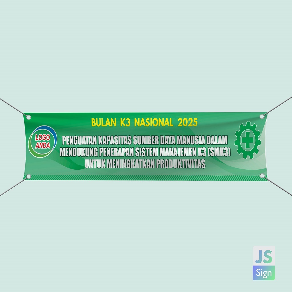 Banner BANNER K3 National K3 Month Theme 2025 | Shopee Malaysia