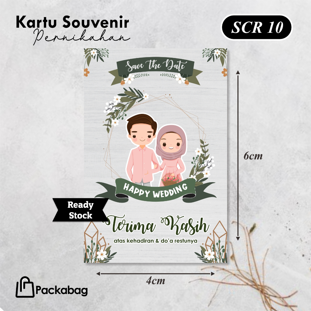 Wedding GREETING CARDS - THANKS CARDS - SOVENIR CARDS (100PCS) | Shopee ...