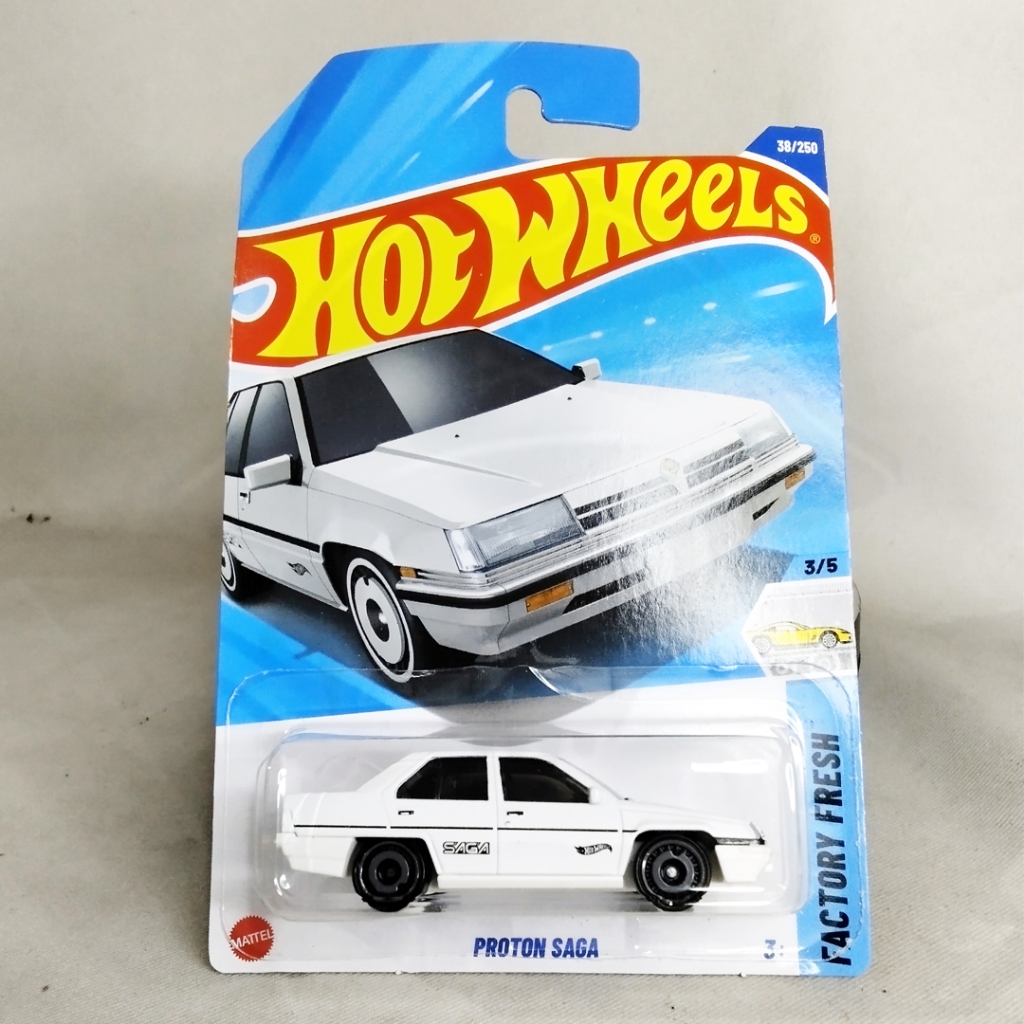 DIECAST HOTWHEELS REAL CAR PROTON SAGA, COMPACT KING HOTWHEELS | Shopee ...