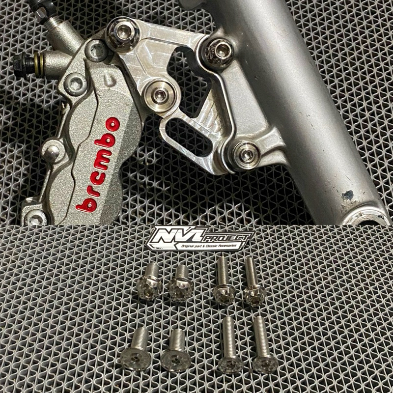 Brembo Axial Etc. shock ninja M8x40 M10x25 caliper stainless steel ...