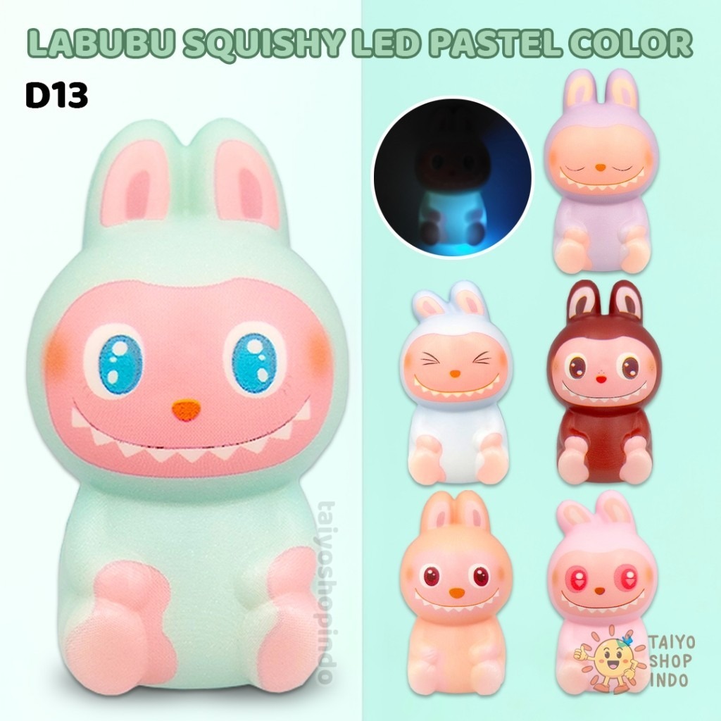 Labubu LED Squishy Toys / Labubu LED Squishy / Labubu Sanrio LED ...