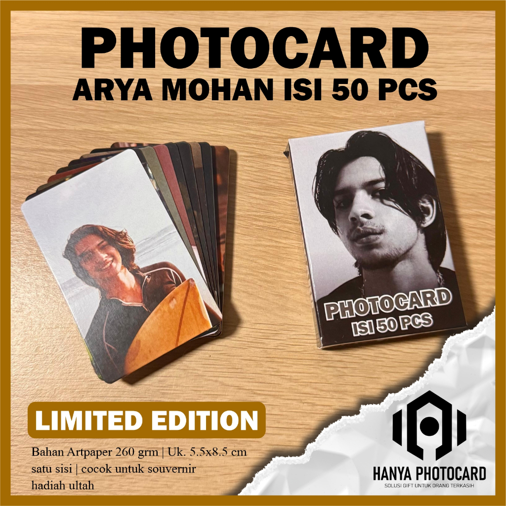 "Arya Mohan Photocard Contents 50 Pcs (Free Inner 50 Pcs) For ...