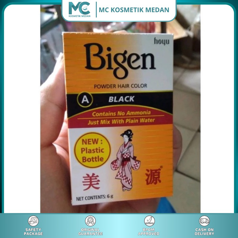 BIGEN powder hair color BLACK | Shopee Malaysia