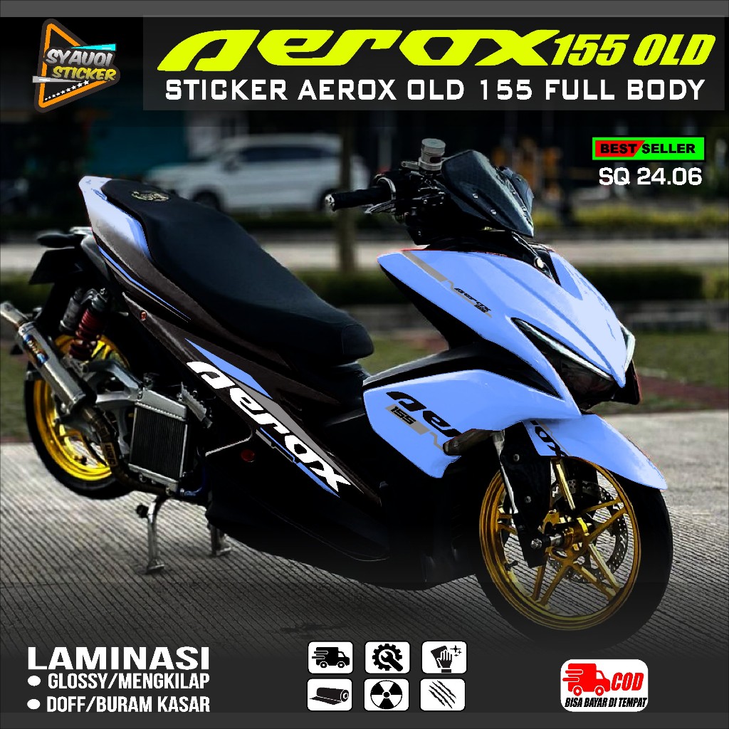 Aerox 155 Full Body Decal - AEROX 155 Old Full Body Decal Sticker AEROX ...