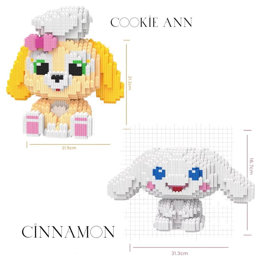 Tsc Toystown Nano Blocks Disney Cinnamon Cookie Ann Medium 3D Model ...