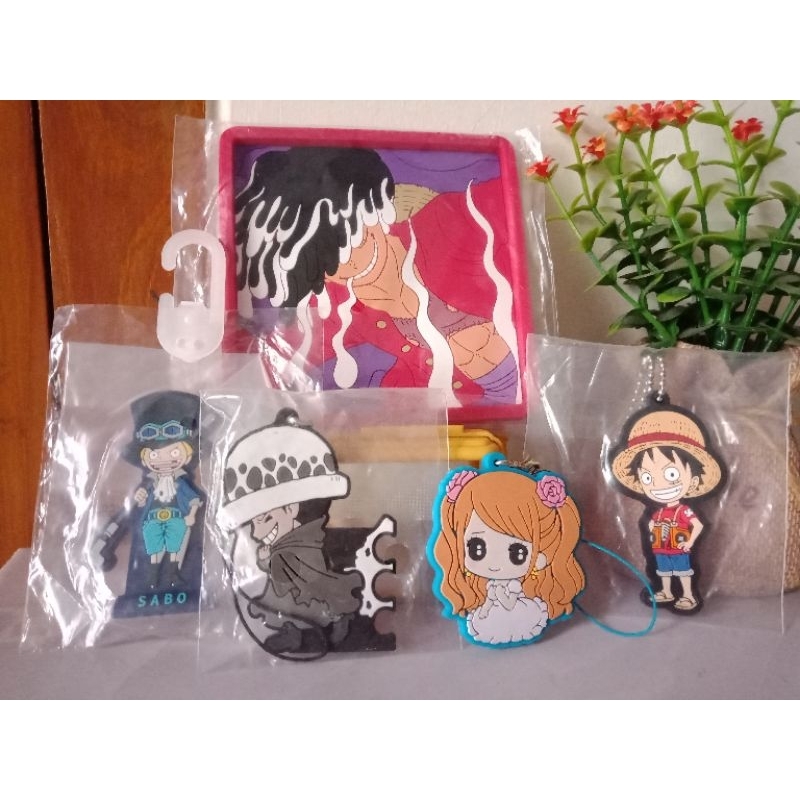 One Piece Rubber Luffy, Law, Sabo, Pudding | Shopee Malaysia