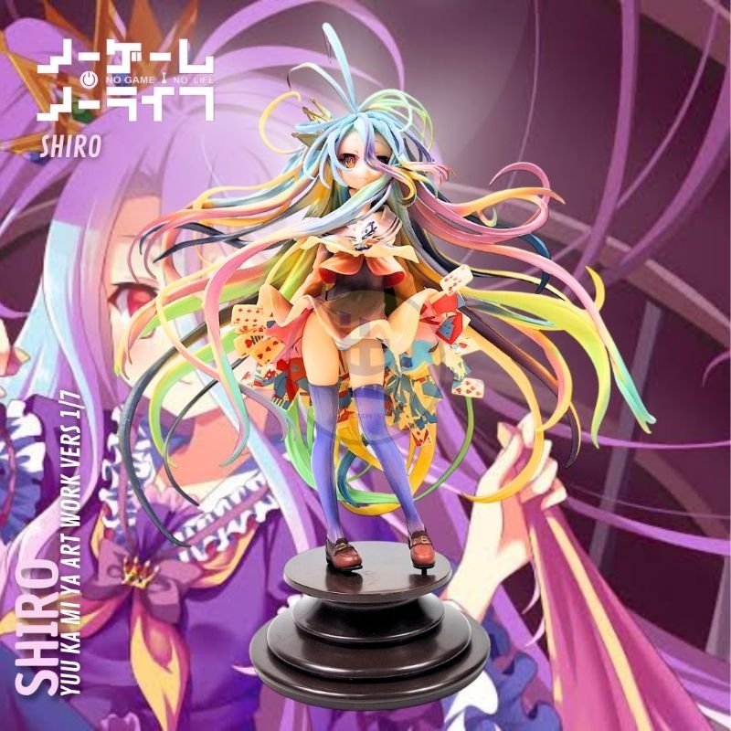 Action Figure Shiro Statue No Game No Life Yuu Ka Mi Ya Art Works 1/7 ...