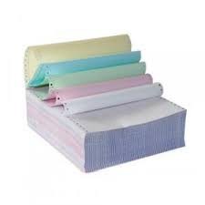 Continuous Form invoice receipt paper copies 5 9 1/2" x 11" ply 5 types ...