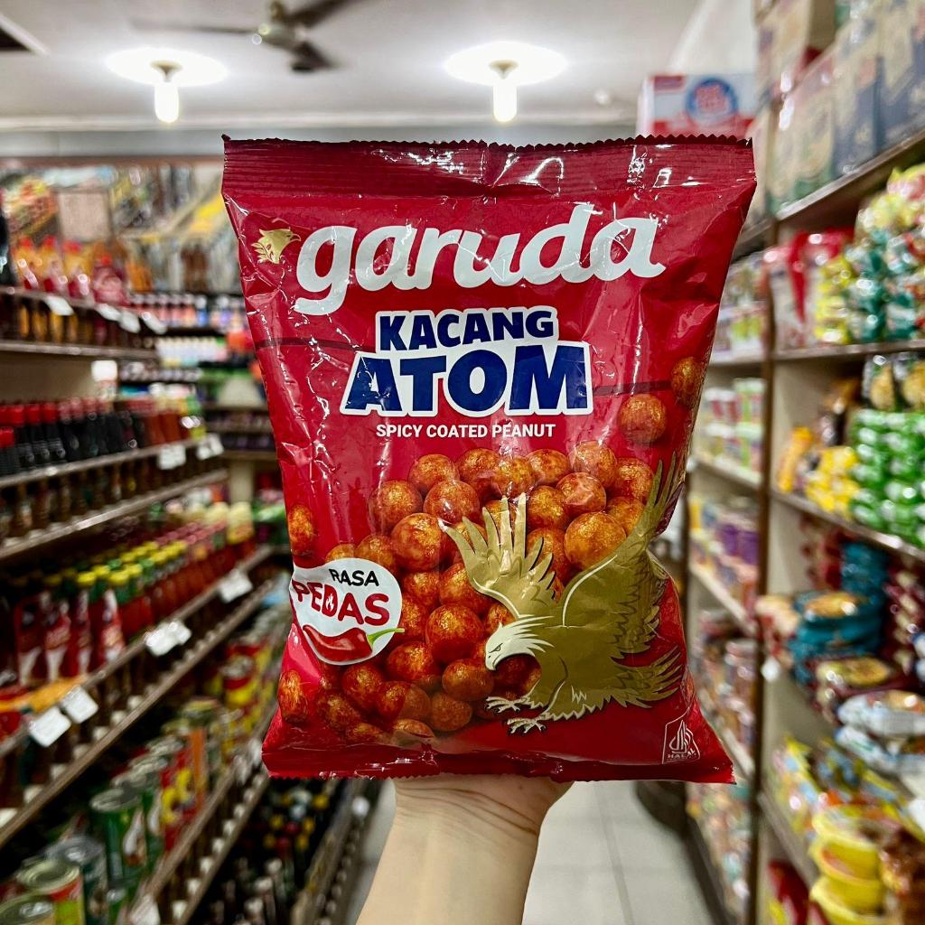 Garuda ATOM PEANUTS SPICY FLAVOR HOT SPICY COATED PEANUT 220 g | Shopee ...