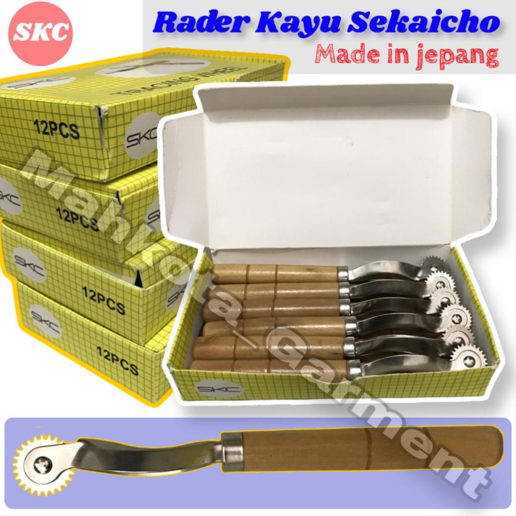 KAYU (1 Box contains 12 pcs) Wooden Tracing Wheel Rader | Rader ...