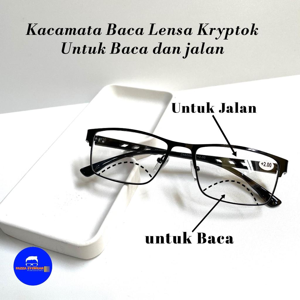 Kryptok Lens Double Focus Reading and Walking Glasses for Men/Women ...