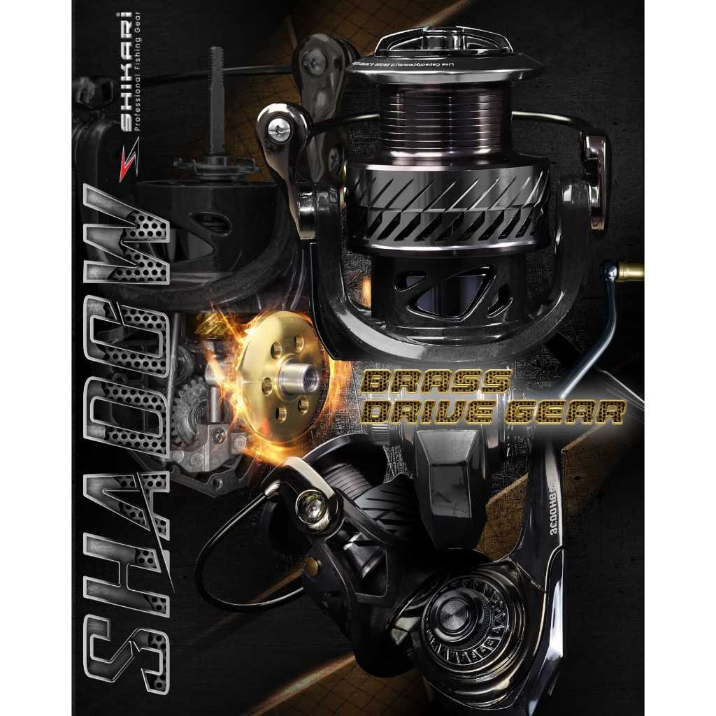NEW Shikari Fishing Reel by Daido Shadow HG Saltwater SW Free Extra ...