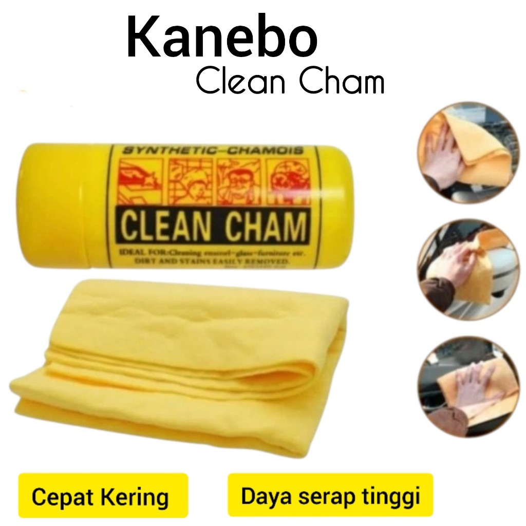 Kanebo Clean Cham Multi-Purpose Wipe High Absorbency Car Motorcycle ...