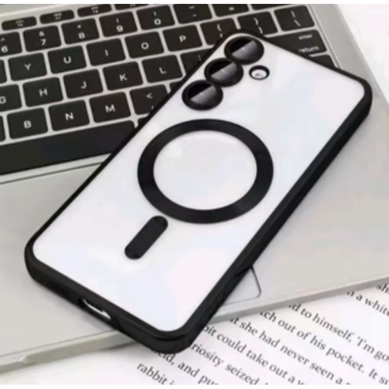 Samsung GALAXY A55 5G CASE MAGSAFE CASING SILICONE SOFTCASE | Shopee ...