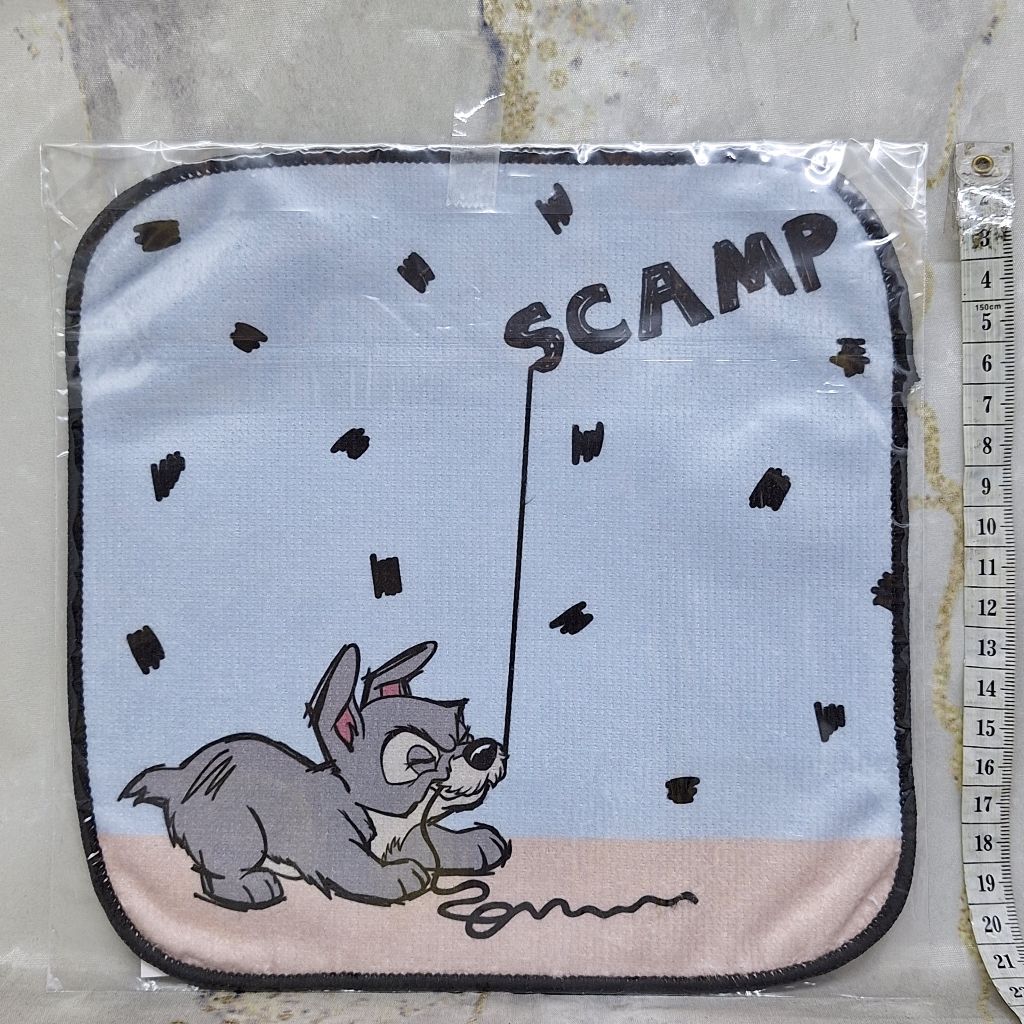 Lady And The Tramp Scamp Hand Towel Disney Hand Towel Sega Kuji E Prize ...