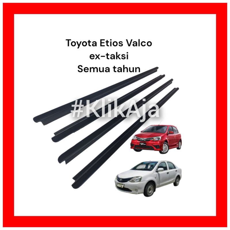 Toyota Etios Valco Ex-stroke outer glass pleat | Shopee Malaysia