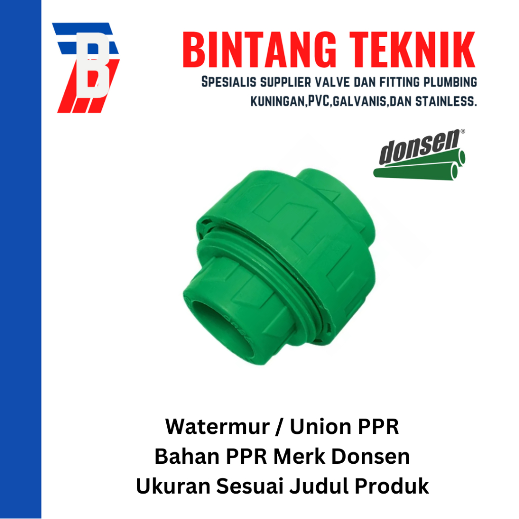 Watermur / Union PPR 50 mm 1 1/2" inch Donsen | Shopee Malaysia