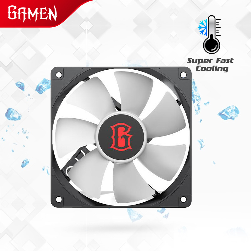 Gamen Gaming Fan Case RGB Fan Casing PC GCF100 Fan PC Original - 1 Year ...