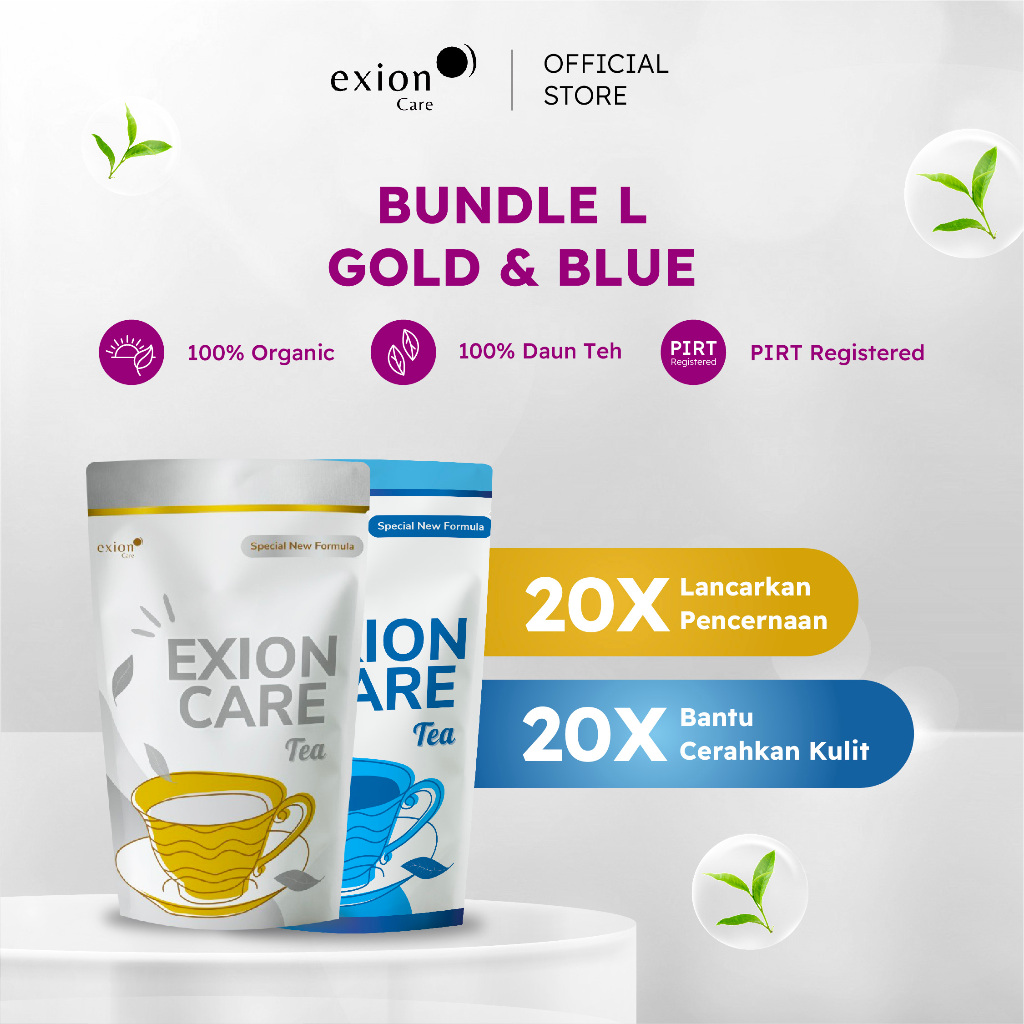 Exioncare Bundle (L) Gold series & Blue series (1 Pouch - Contains 20 ...