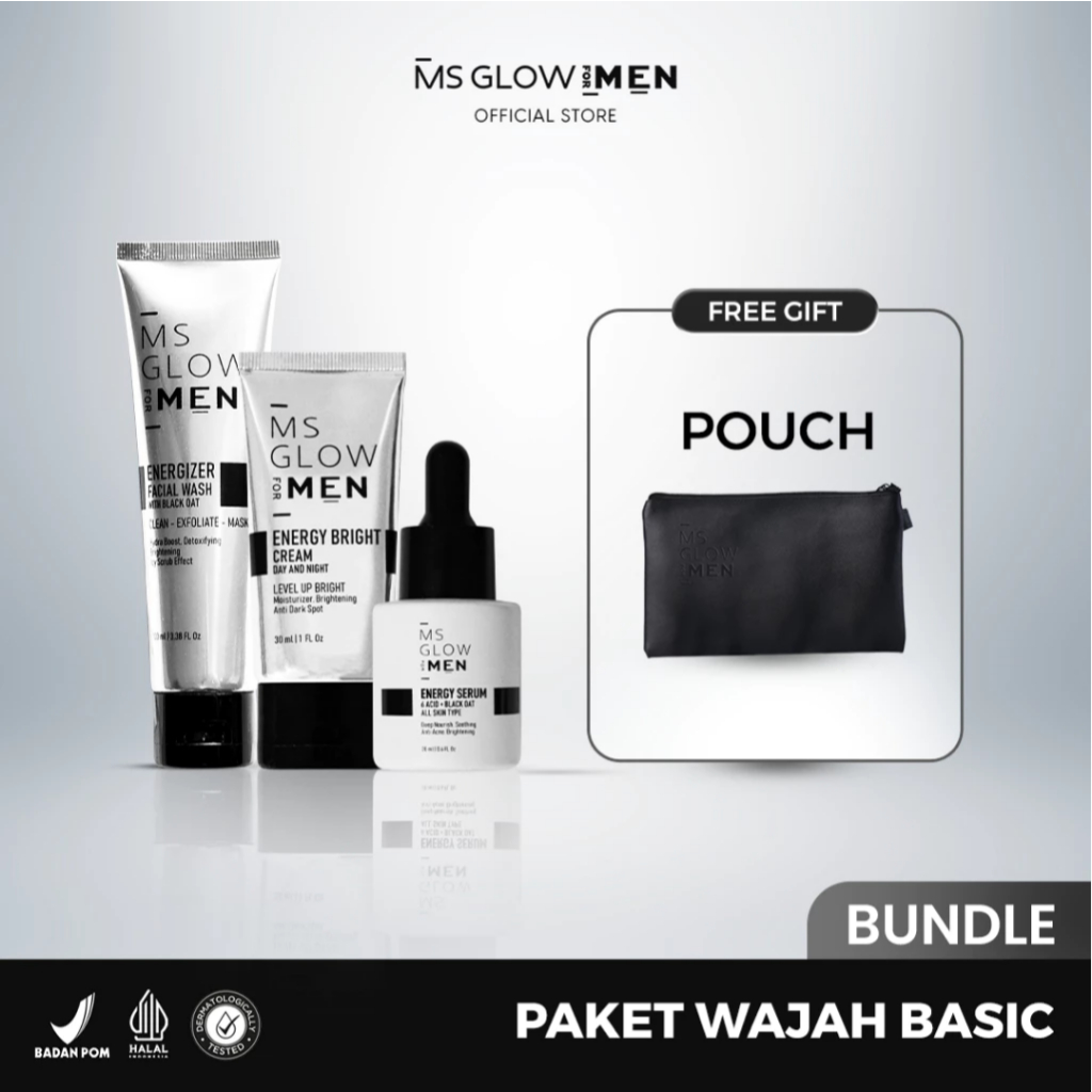ORIGINAL BPOM MS GLOW MEN Skincare Package - Free Gift | Shopee Malaysia