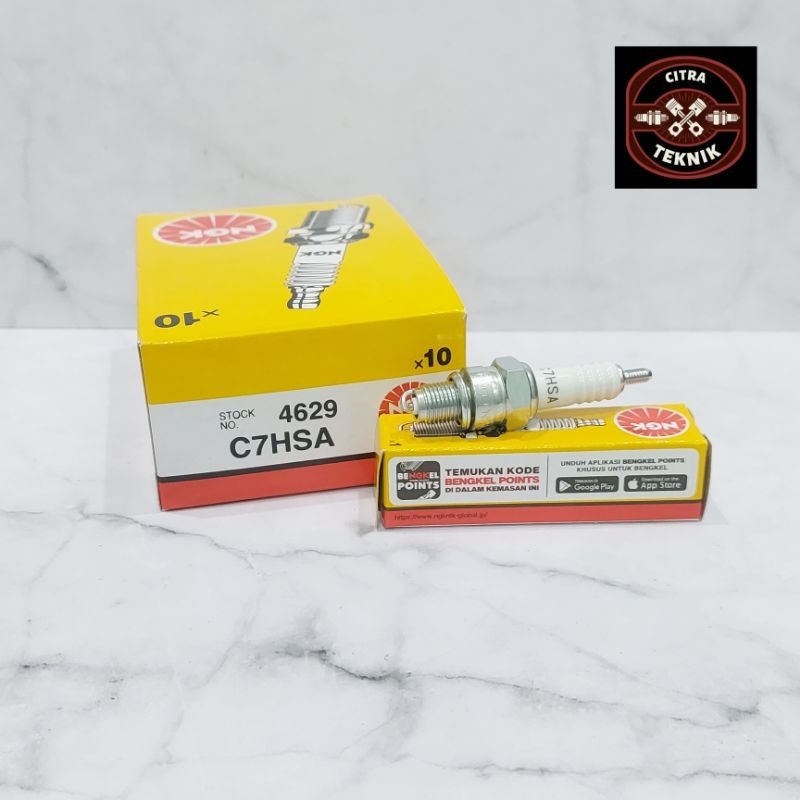 Spark Plug Grand, Supra, Mio, Vega, Jupiter Z, Nouvo, Shogun, Smash, Spin Fino NGK C7HSA ...