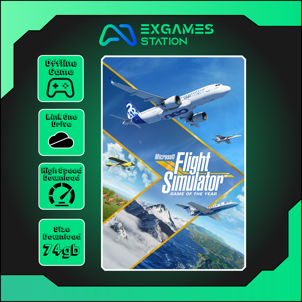 Microsoft Flight Simulator 2020 | Pc/laptop Offline Simulator Game ...