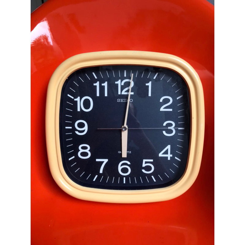 Vintage Seiko Quartz Wall Clock Medium space age intermediate atomic ...