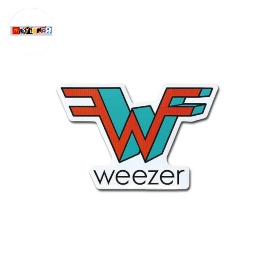 Weezer band sticker diecut logo sticker | Shopee Malaysia