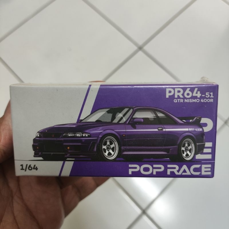 Pop Race 1/64 Nissan Skyline GT-R R33 Nismo 400R Midnight Purple ...