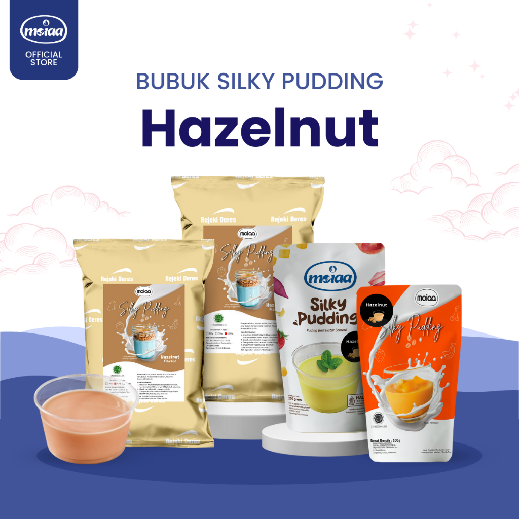 Moiaa - Silky Pudding MOIAA Chocolate Hazelnut 200g - Hazelnut Powder ...