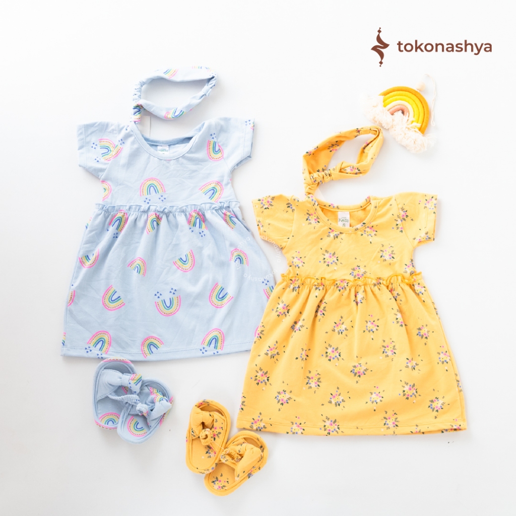 Little Koda - Briana Dress Baby Girl 3-24 Months Free Bandana and ...