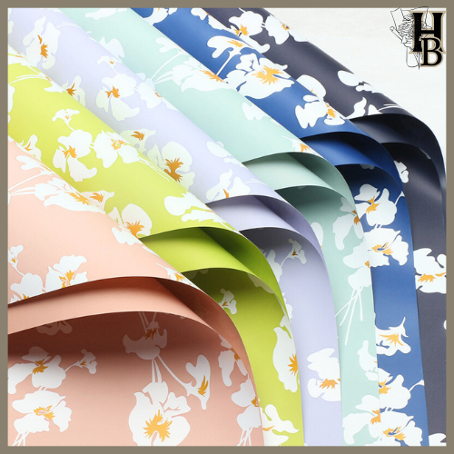 Flower Wrapping Paper JAPANESE SAKURA FLOWER CELLOPHANE 6163 | Shopee ...