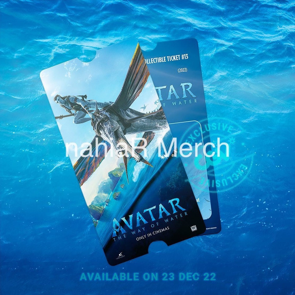 Avatar: The Way of Water x CGV Official Collectible Ticket | Shopee ...